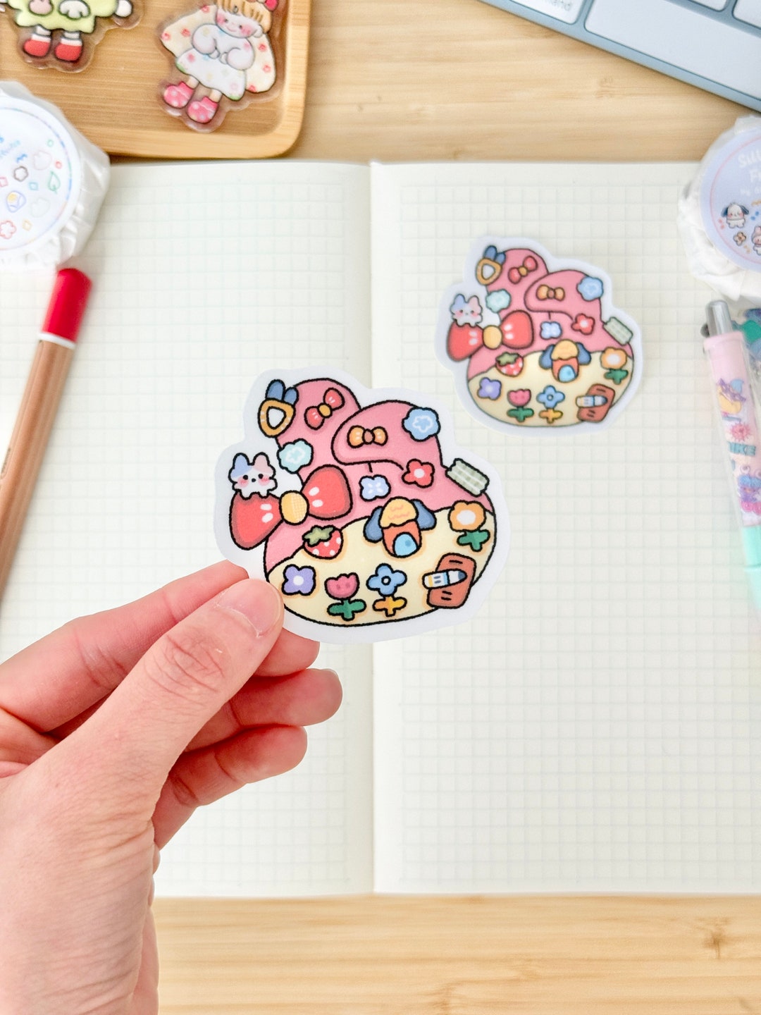 Melody Silly Doodle World Sticker Smooth Matte Lamination Sticker ...