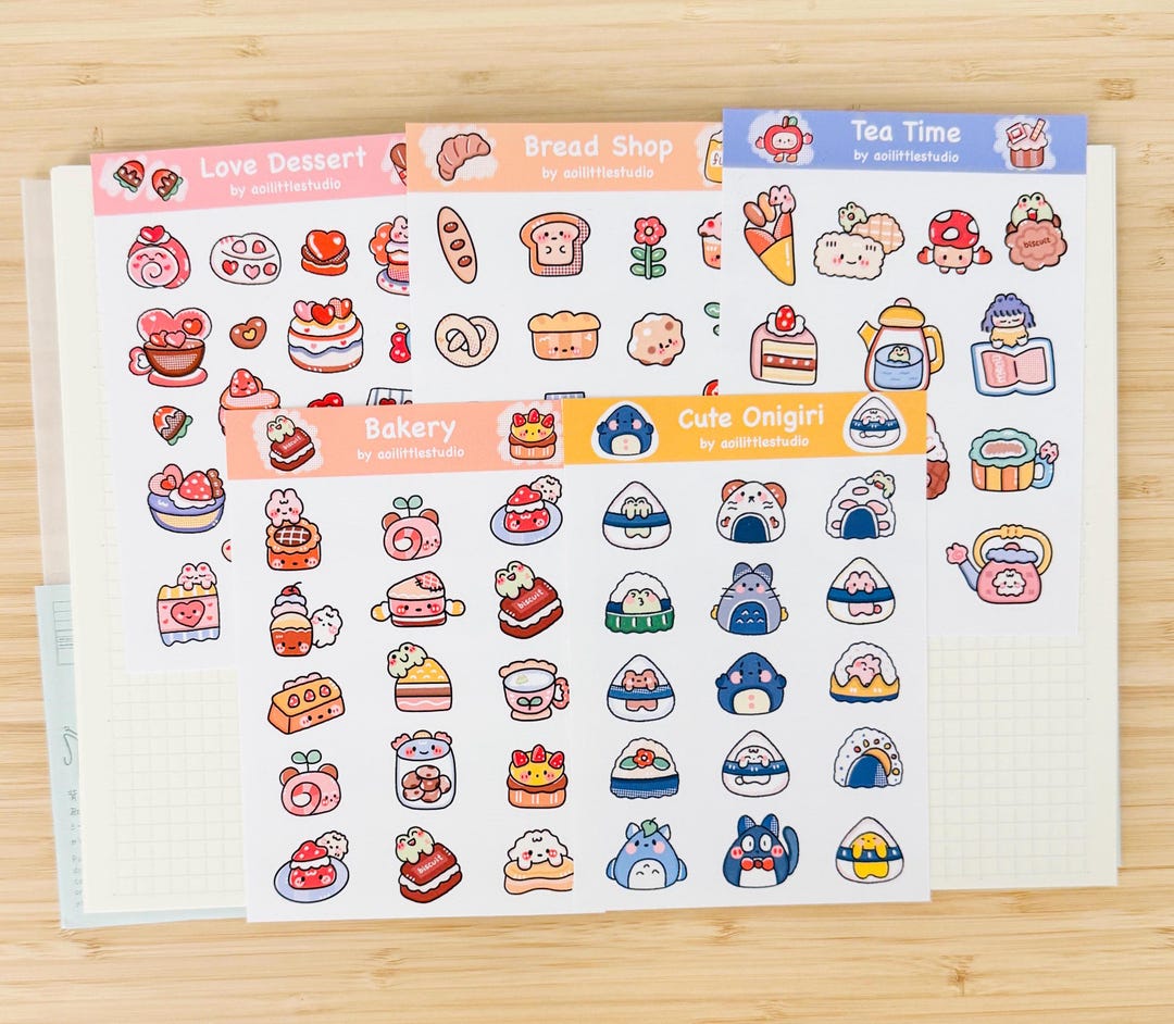 5 Sticker Sheet Grab Bag (1) | Sticker Pack, Grab Bag Sticker Pack ...