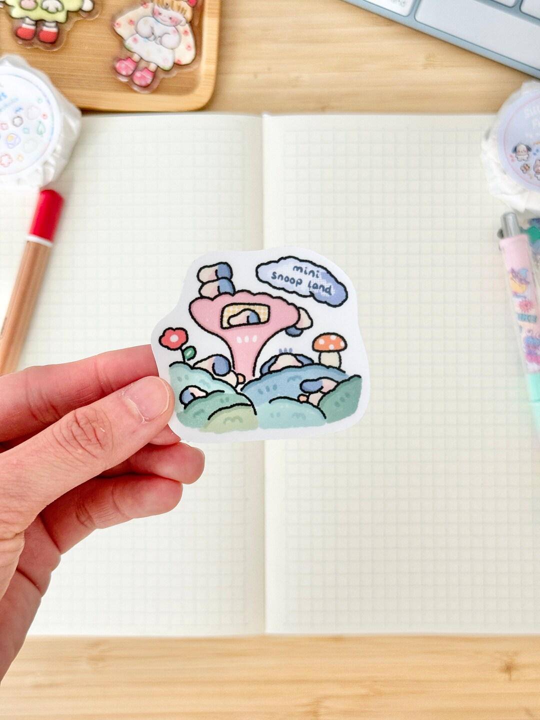 Mini Snoop Land Sticker Smooth Matte Lamination Sticker, Laptop Sticker ...