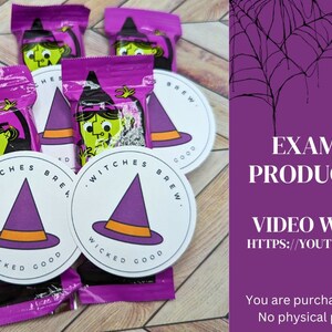 Halloween Treat Tags for Kids Printable Halloween Party Favors Fall ...