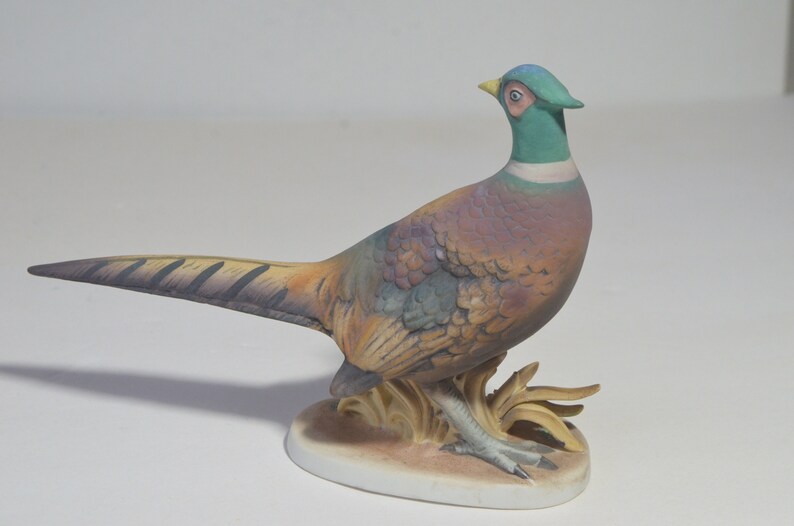 Vintage Hand Painted Lefton China Pheasants Bird Porcelain | Etsy