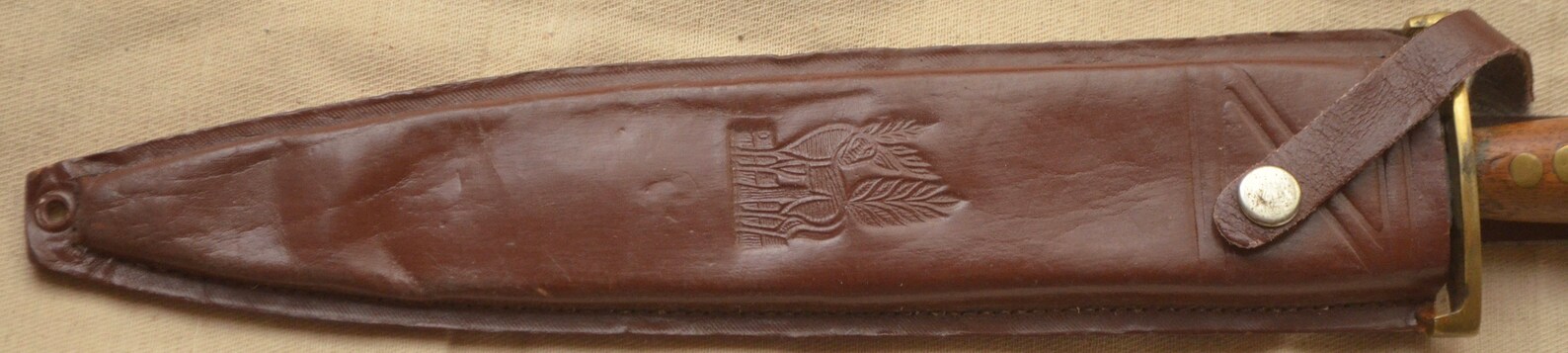 Nice Vintage Pakistan Short Sword Dagger Knife With Walnut Wooden ...