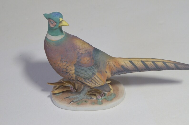 Vintage Hand Painted Lefton China Pheasants Bird Porcelain | Etsy