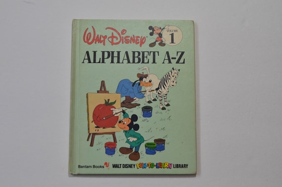 Vintage Alphabet A-Z Disney's Fun-to-Read Library Vol. | Etsy