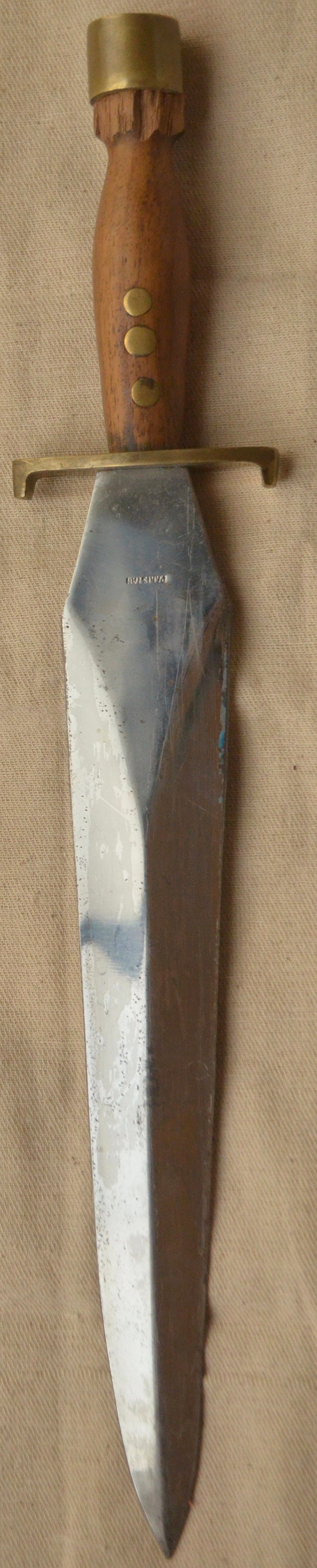 Nice Vintage Pakistan Short Sword Dagger Knife with Walnut | Etsy