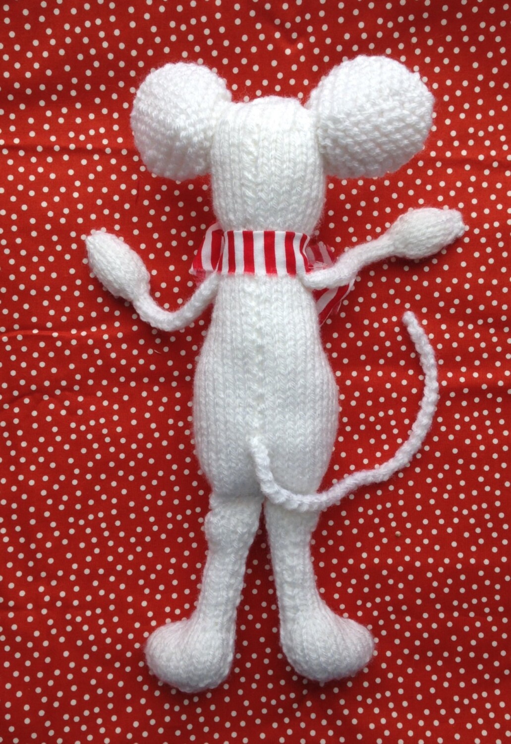 Mouse Knitting Pattern Soft Toy PDF Pattern ONLY Heirloom Child Stuffed ...