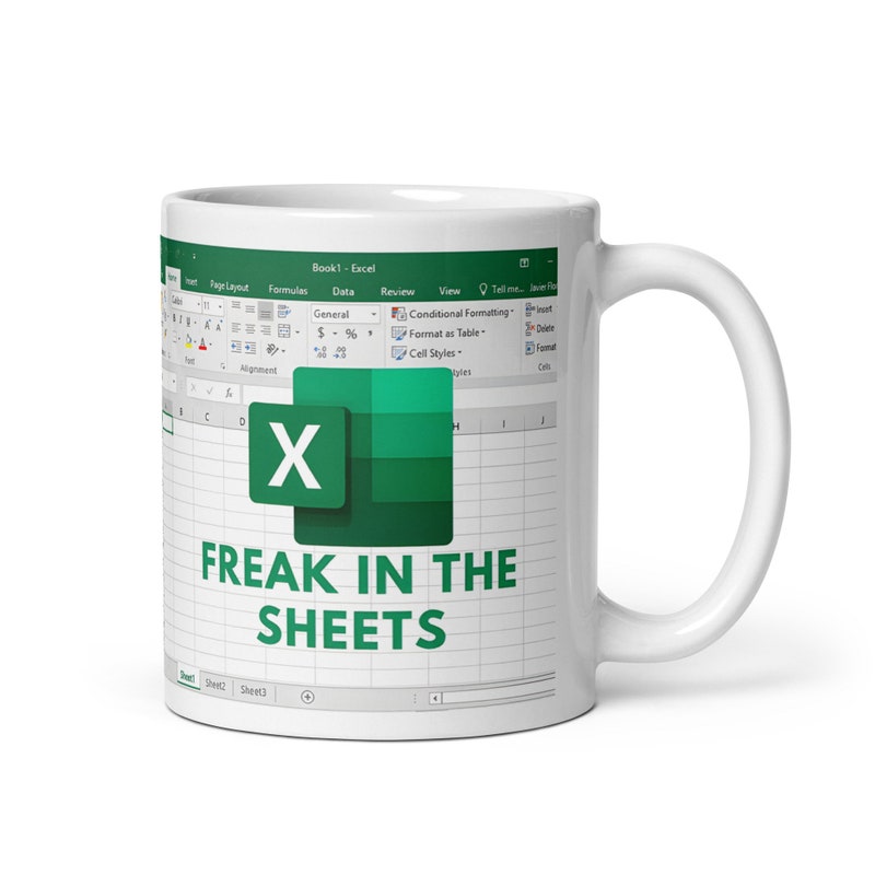 Freak in the Sheets Excel Mug - Etsy