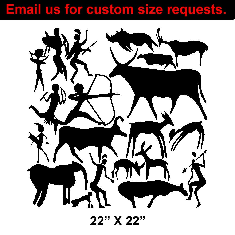 Cave Painting Vinyl Decal/sticker - Etsy