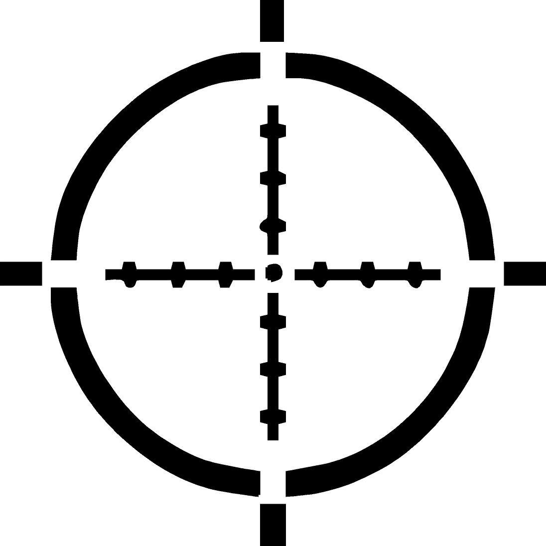 Cross Hairs V.2 Vinyl Decal/sticker - Etsy