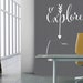 Explore Vinyl Decal - Etsy
