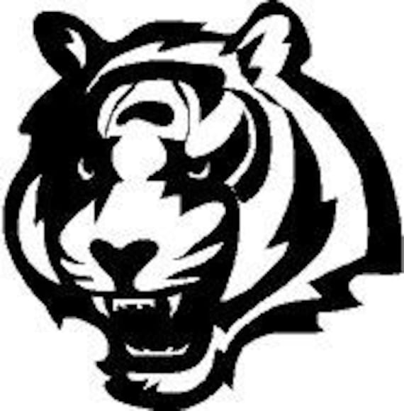 Tiger Face Vinyl Decal/sticker | Etsy