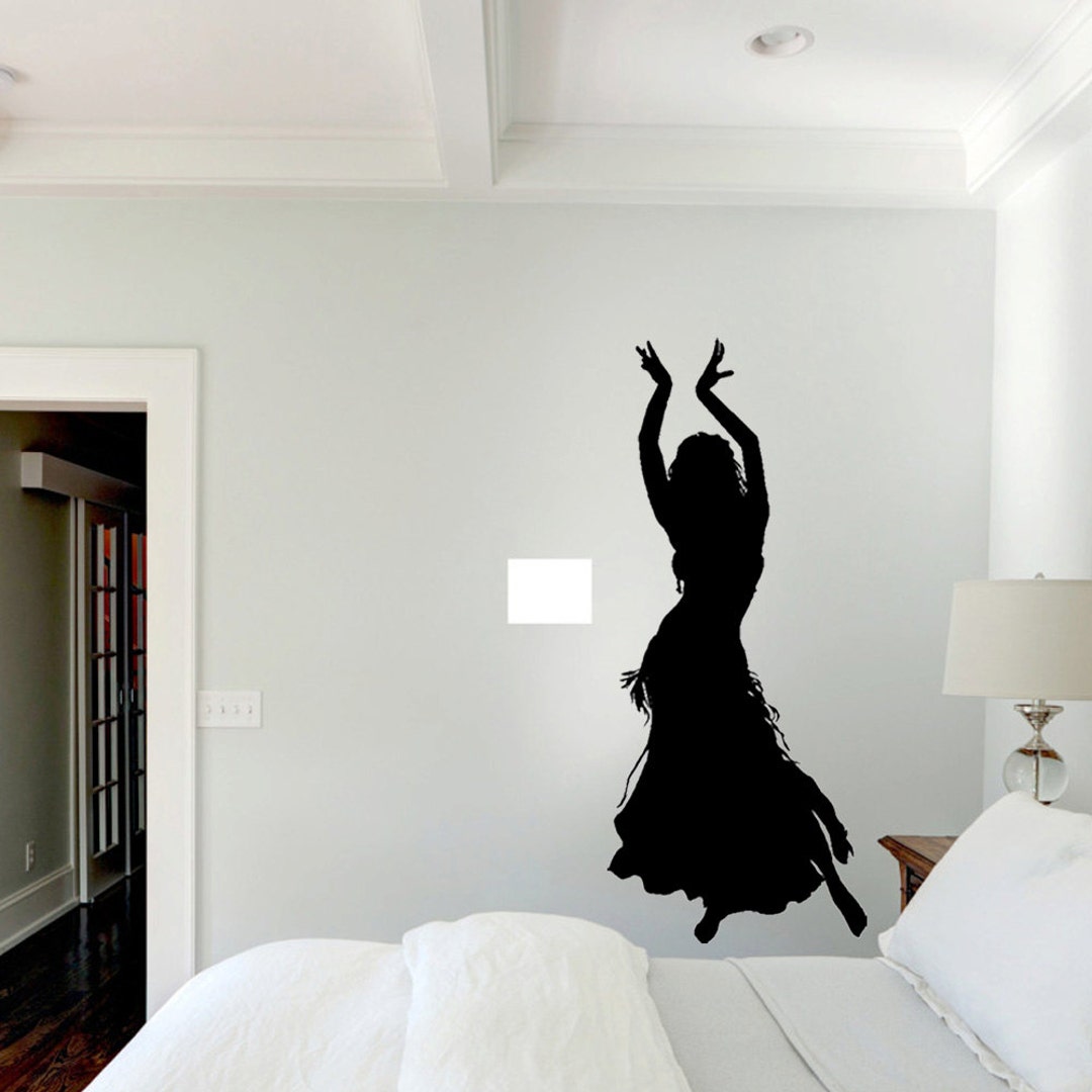 Belly Dancer Vinyl Decal/sticker - Etsy