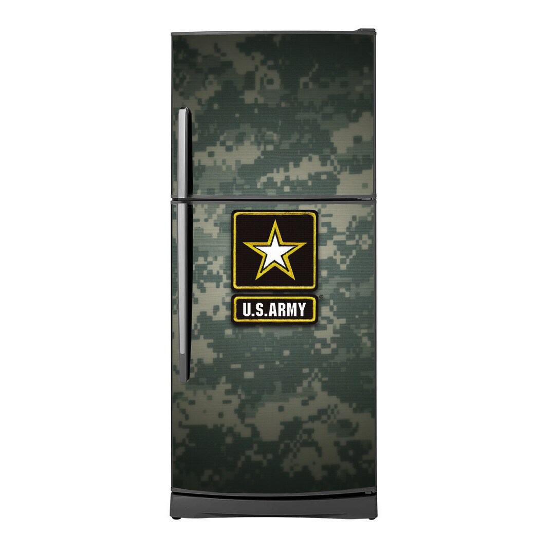 US Army Fridge Wrap Refrigerator Skin - Etsy