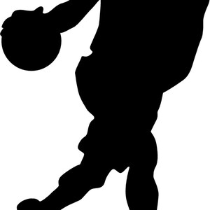 Basketball Dribble Vinyl Decal/sticker - Etsy