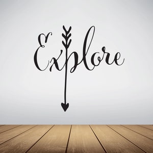 Explore Vinyl Decal - Etsy