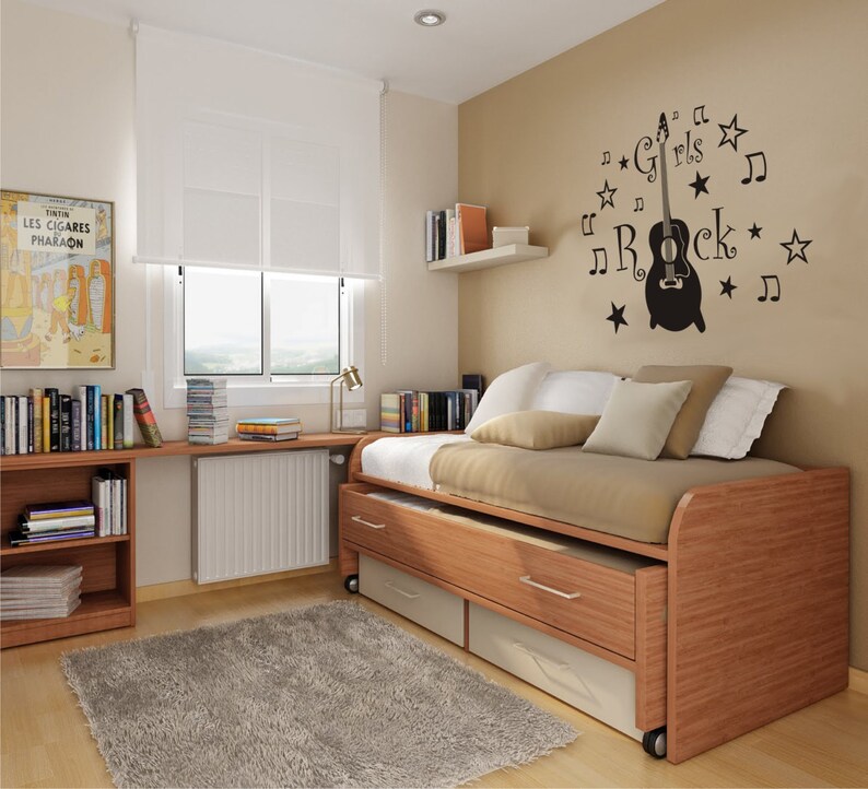 Girls Rock Vinyl Decal/sticker - Etsy