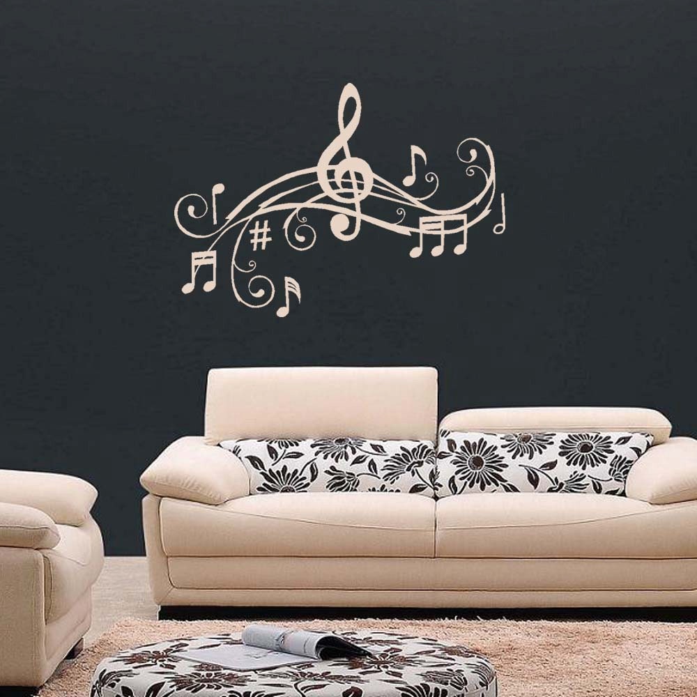 Music Note V.2 Vinyl Decal/sticker - Etsy