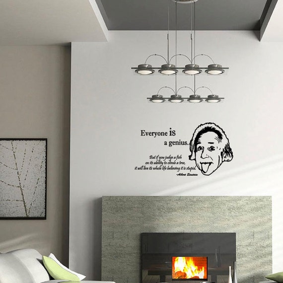 Everyone is a Genius Vinyl Decal/sticker | Etsy