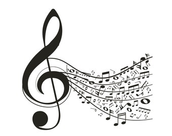 MUSIC Musical NOTES Printable Wall Art - Etsy