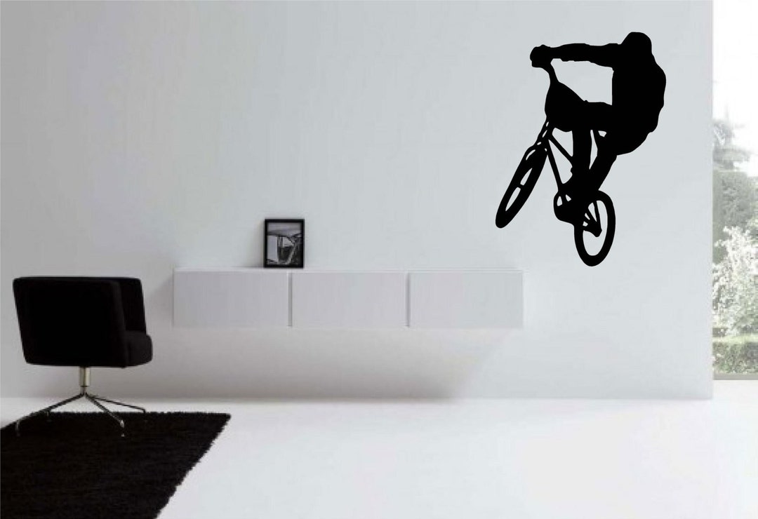 Bmx Bike V.1 Vinyl Decal/sticker - Etsy