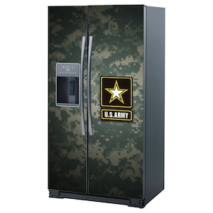 US Army Fridge Wrap Refrigerator Skin - Etsy