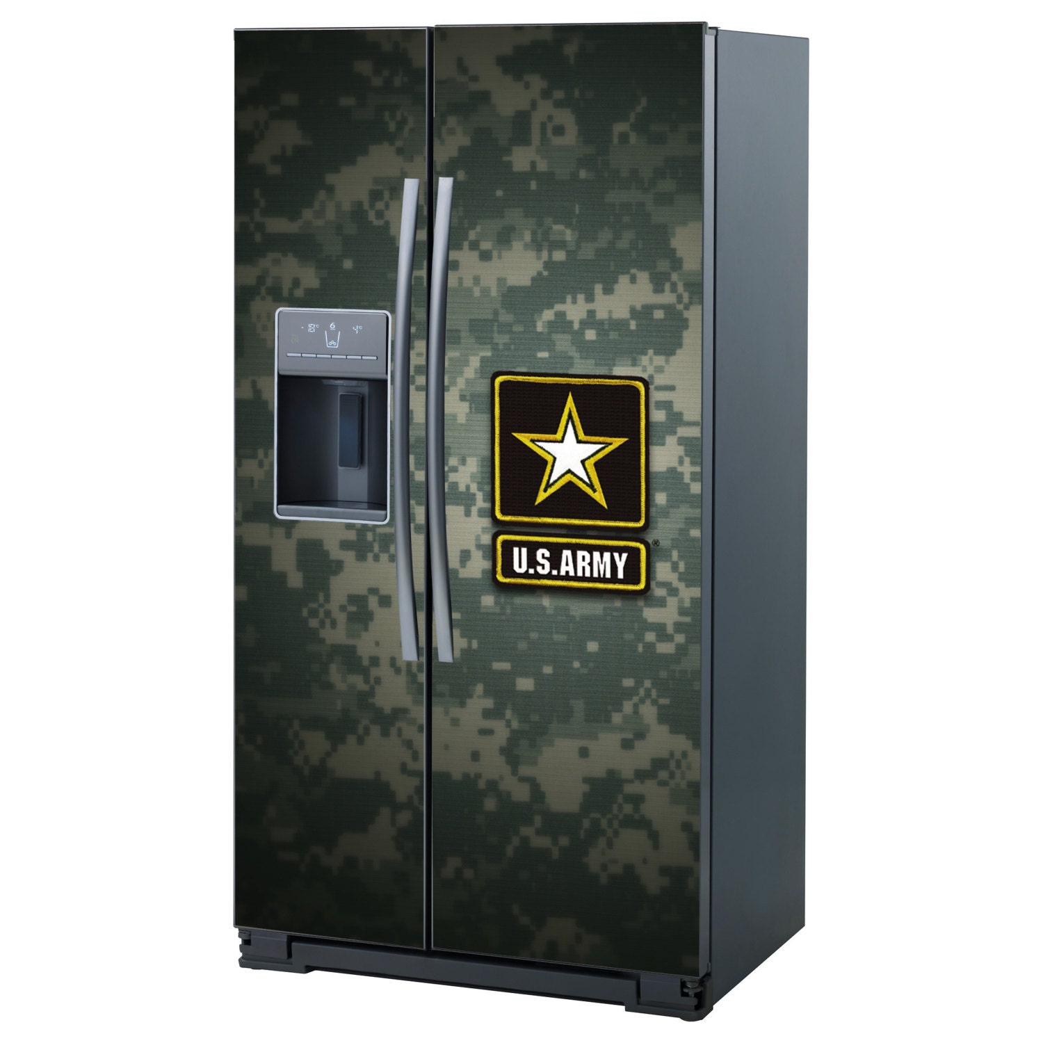 US Army Fridge Wrap Refrigerator Skin - Etsy