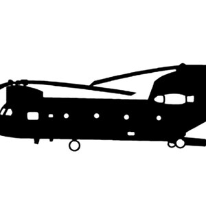 Chinook Helicopter Vinyl Decal/sticker - Etsy