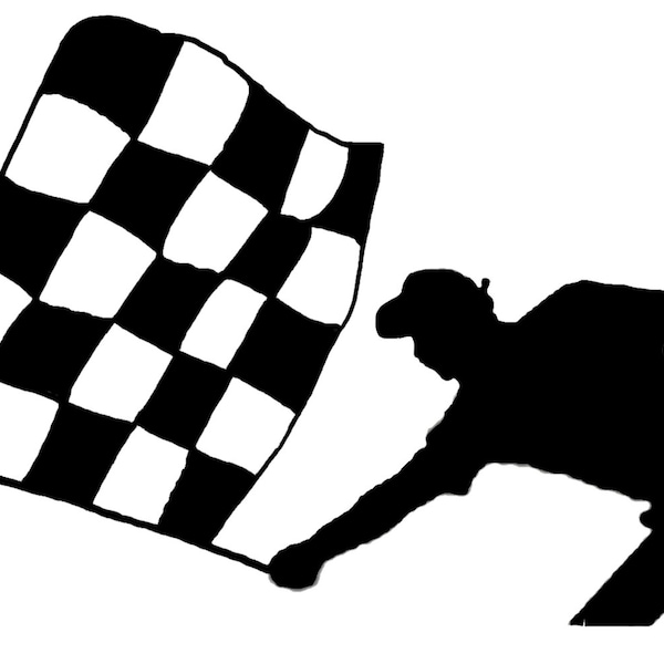 Checkered Flag Car Decals - Etsy