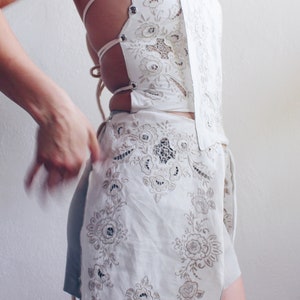 Upcycled Top From Hand Embroidered Vintage Doilies Boho Summer Southern ...