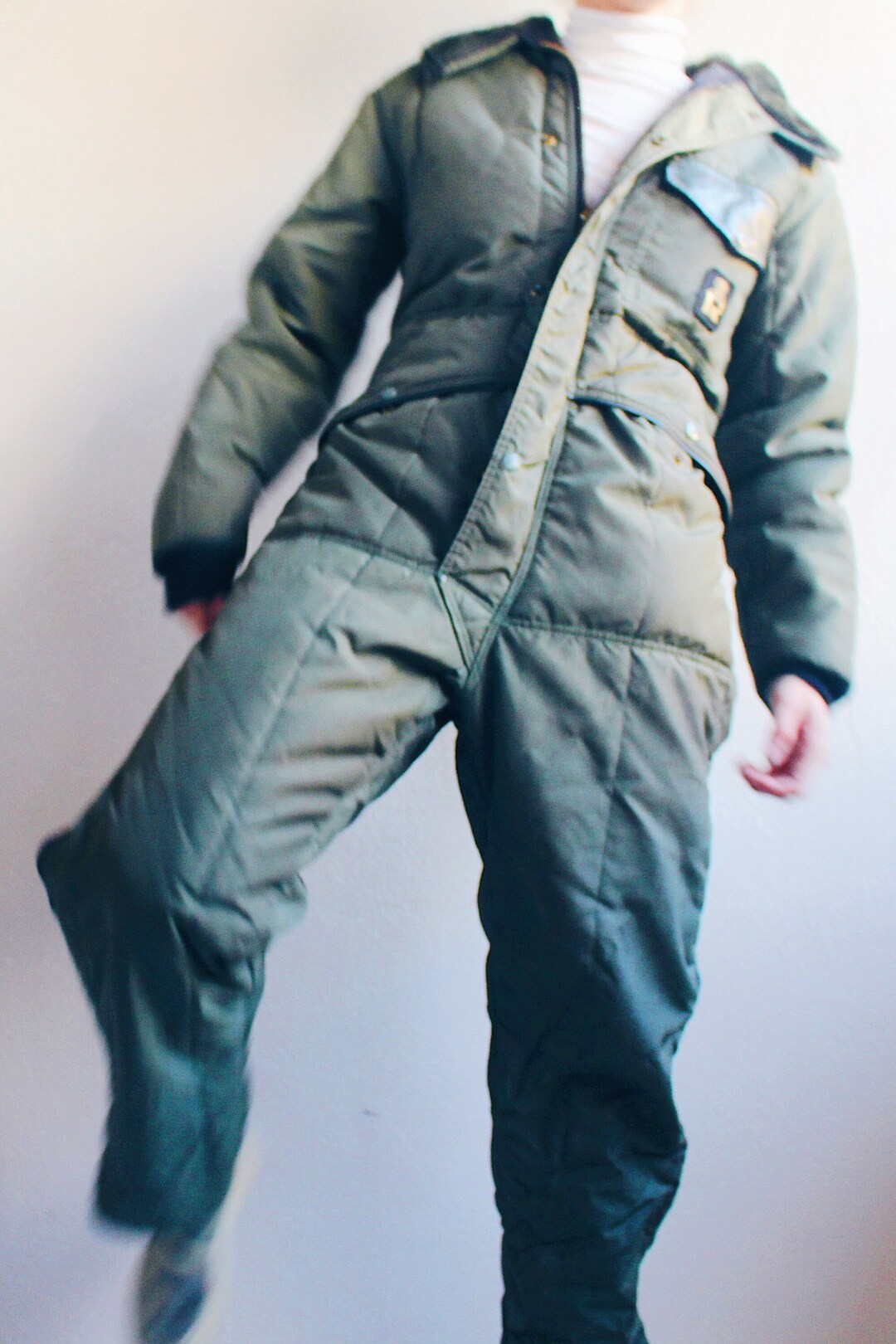 Retro Utility Wear! Vintage 1970s Quilted Ski Suit – Gorpcore Snowsuit ...