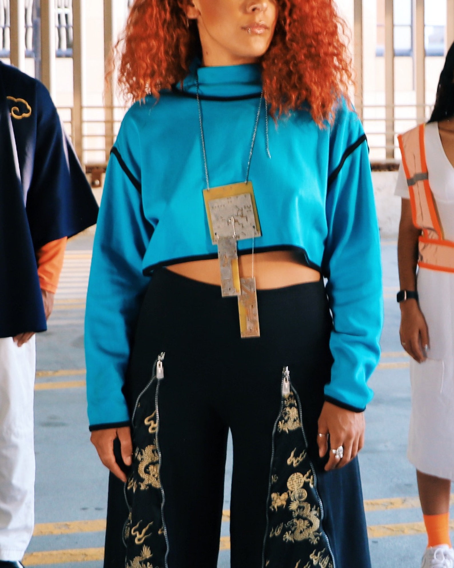 Revive Your Style With Upcycled Y2K Blue Streetwear Crop Top - Etsy