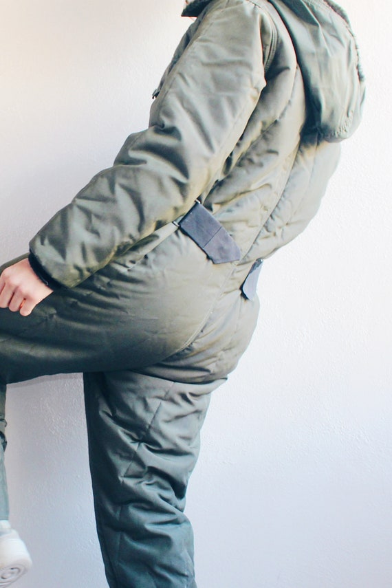 Retro Utility Wear! Vintage 1970s Quilted Ski Suit – … - Gem