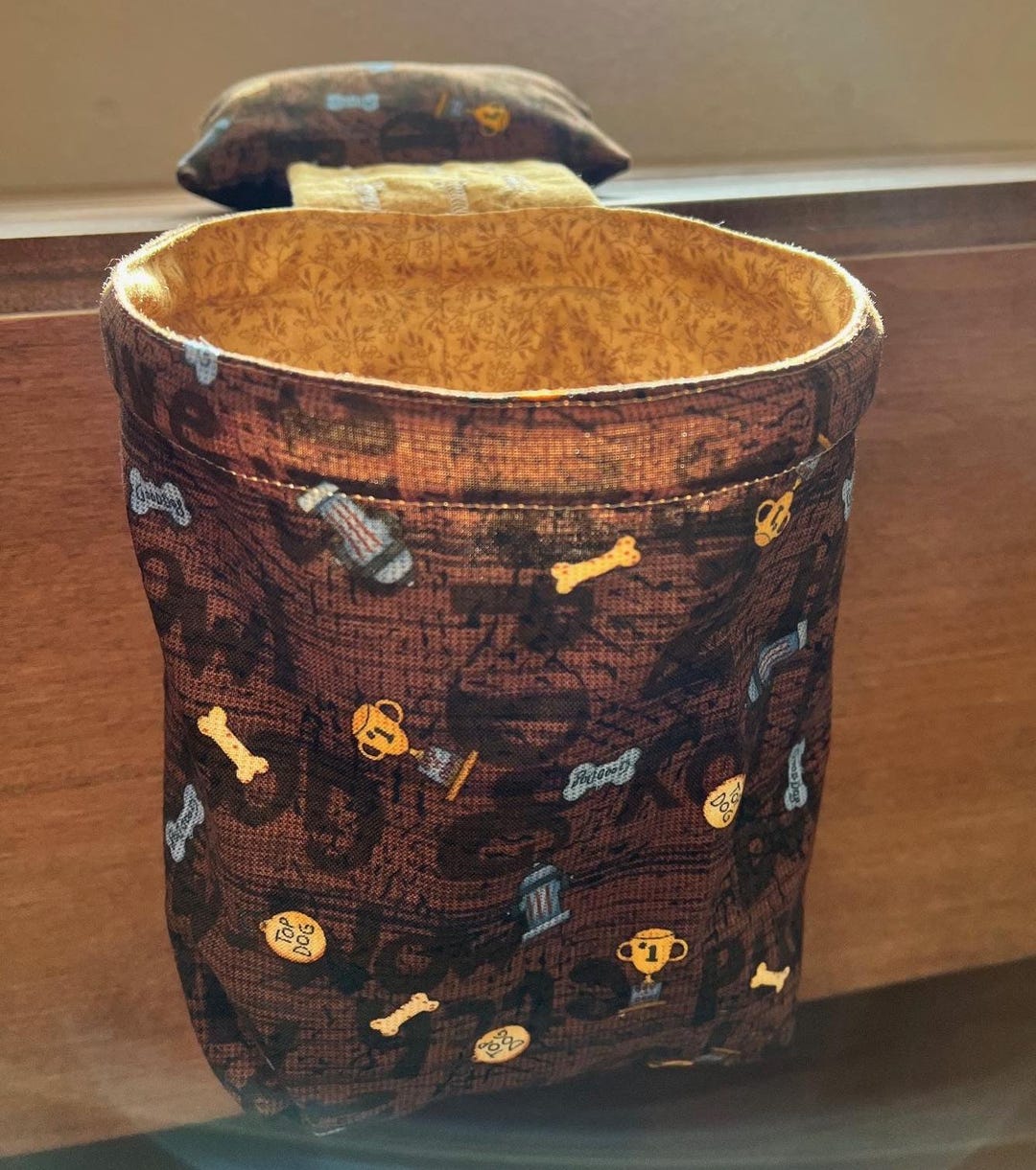 Weighted Thread Catcher Bag: Sewing Scrap Caddy - Etsy
