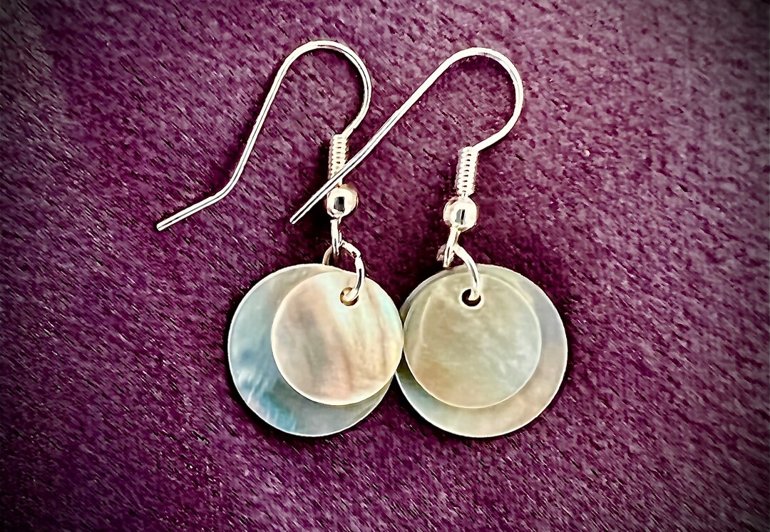 Double Native Indigenous Made Shell Earrings - Etsy
