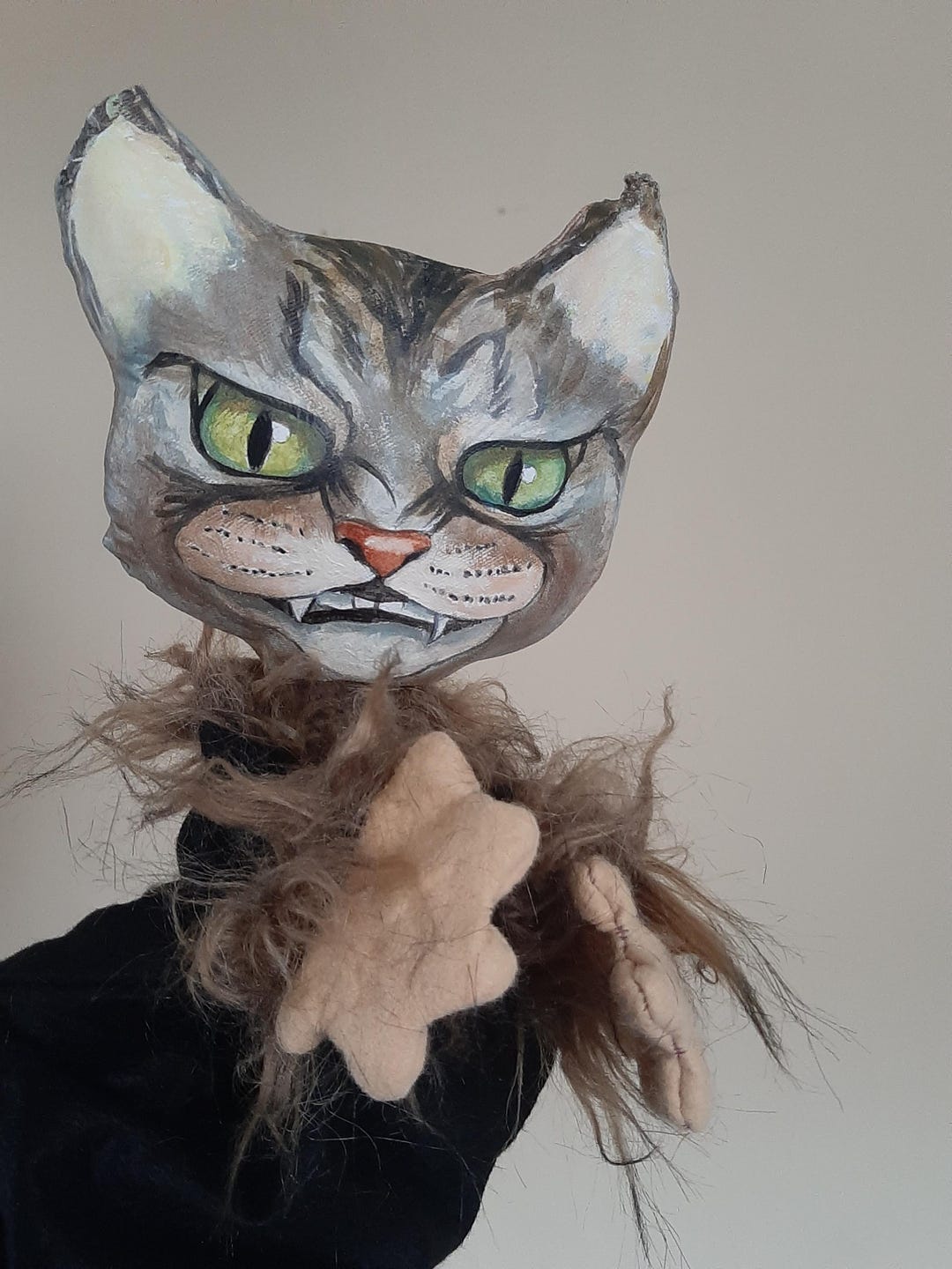 Hand Puppet Cat - Etsy