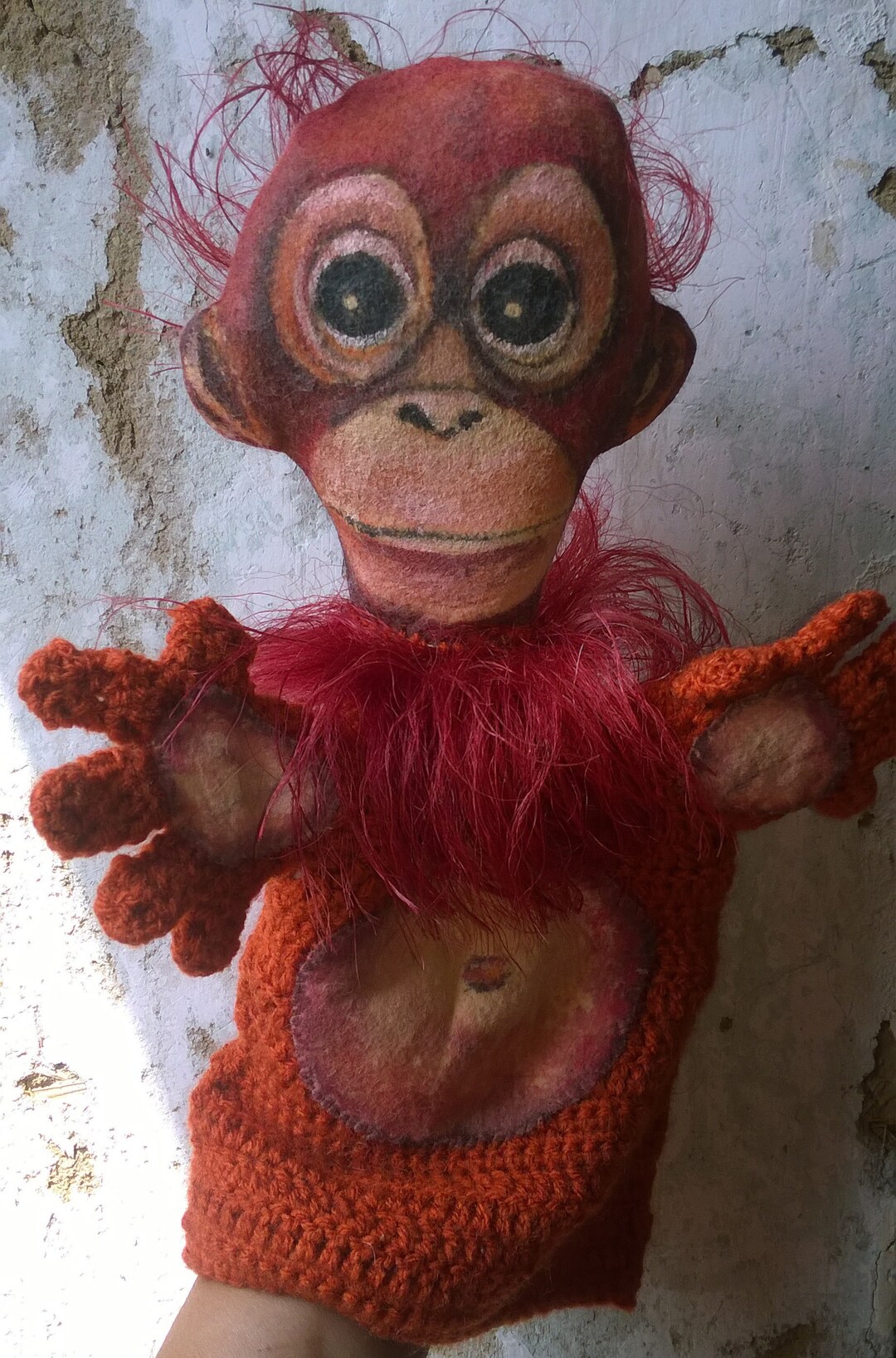 Monkey Puppet orang Utan - Etsy
