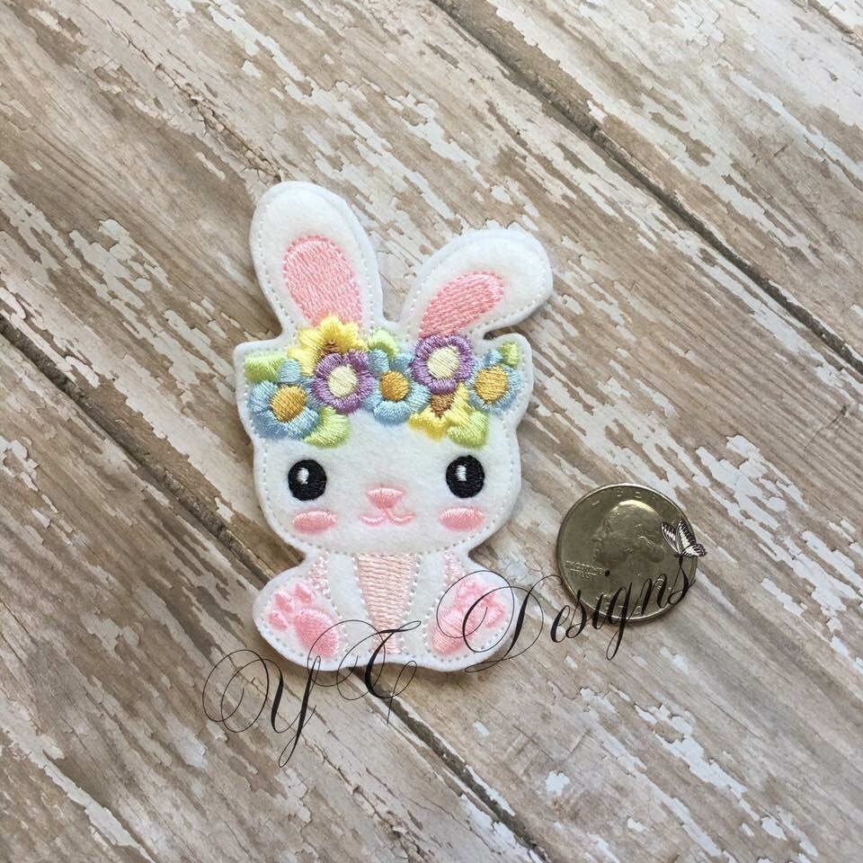 Bunny Feltie Bunny Feltie 1 Embroidery File - Etsy