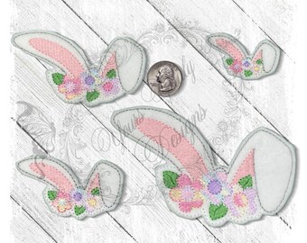 Bunny Ears Embroidery File - Etsy