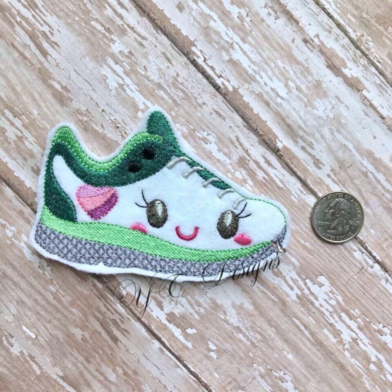 Shoe Sneaker Feltie Kawaii Shoe Feltie Embroidery File - Etsy