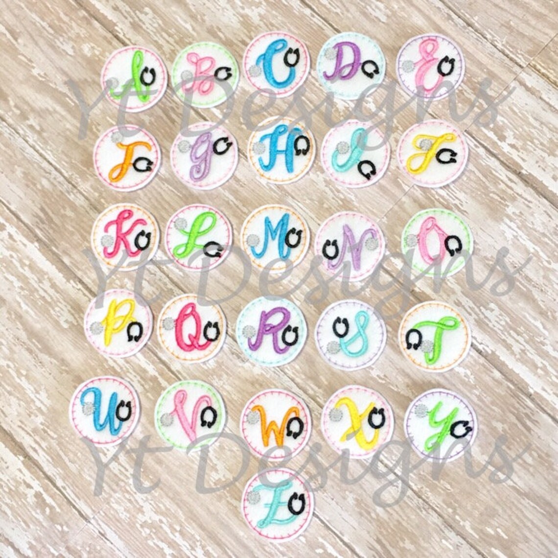 Stethoscope Letter Feltie Set A-Z Letters Feltie Embroidery Files - Etsy
