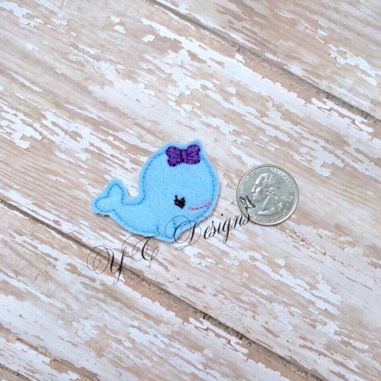 Whale Feltie Smiley Whale Feltie Feltie Embroidery File - Etsy