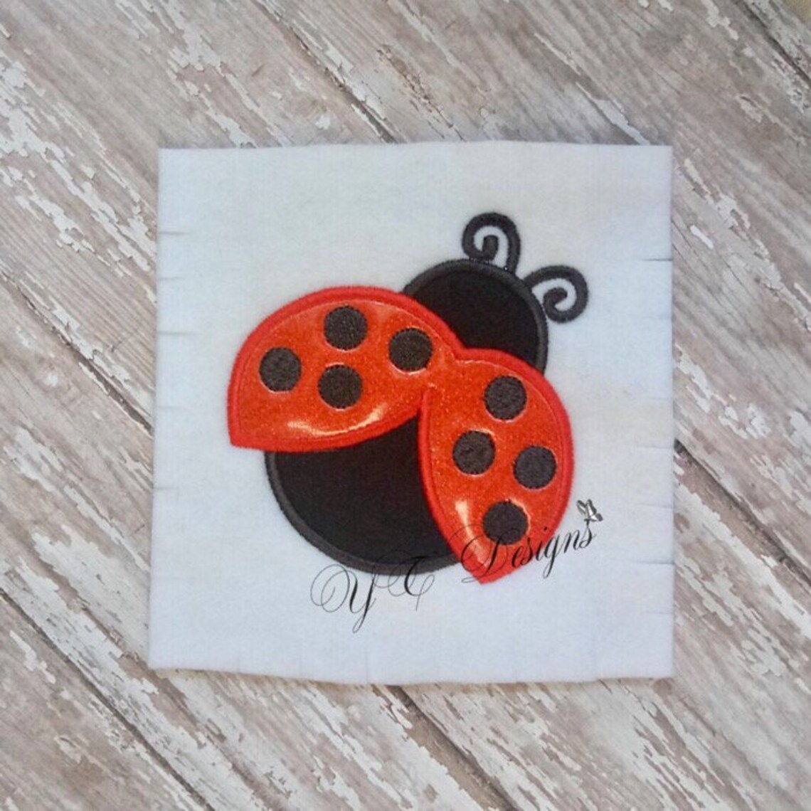 Ladybug Applique Insect Applique Embroidery FILE - Etsy