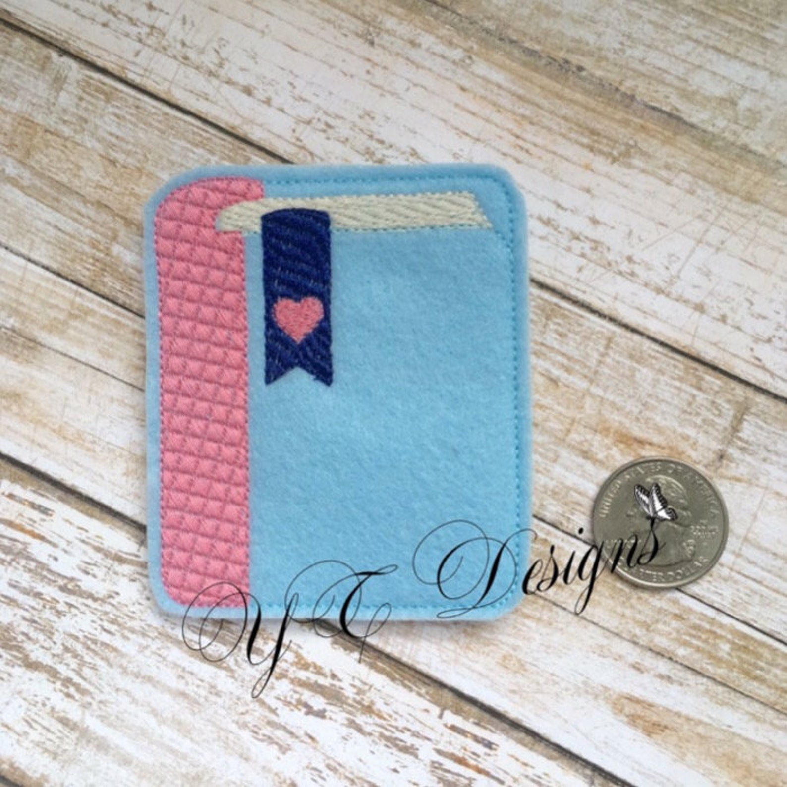 Kawaii Book Feltie Back to School Feltie Text Book Nerdy - Etsy