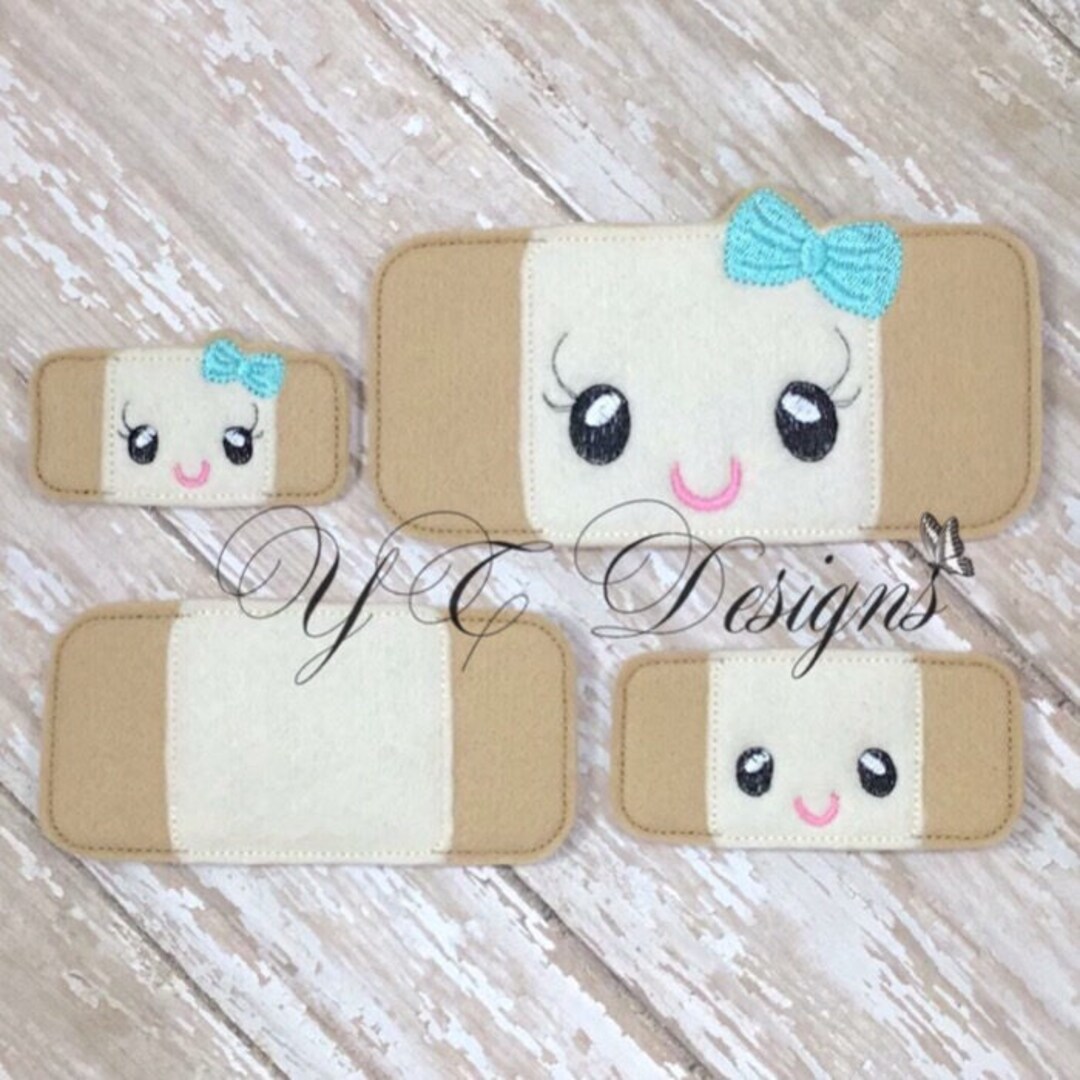 Kawaii Bandage Feltie Kawaii Feltie Embroidery File - Etsy