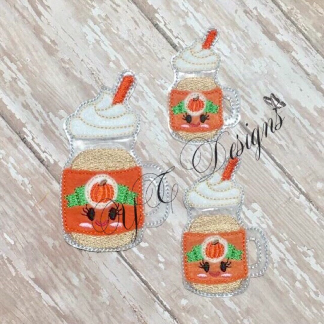 Root Beer Float Feltie Pumpkin Spice Feltie Embroidery File - Etsy