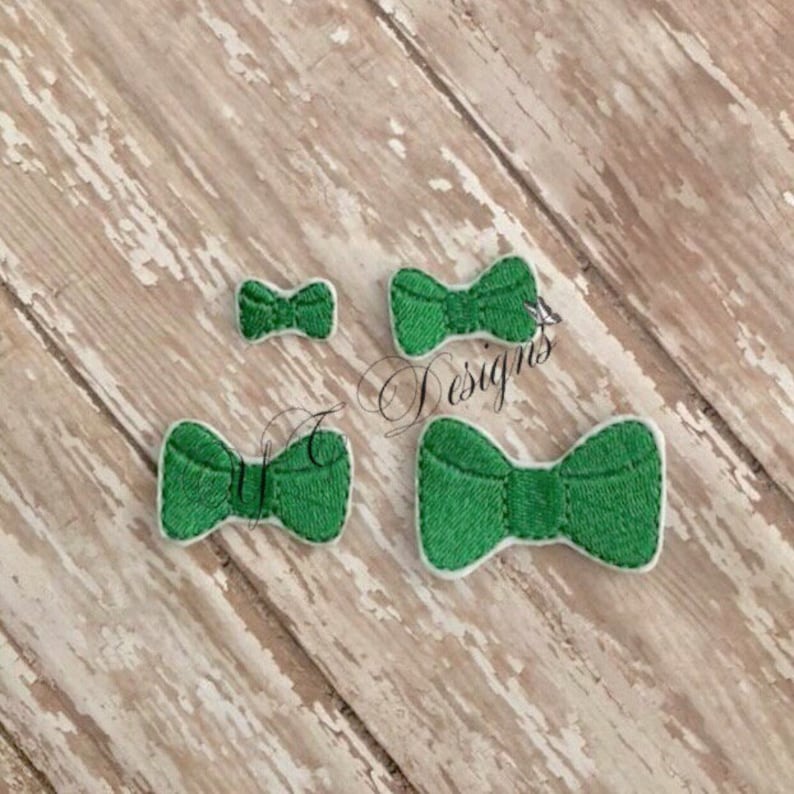 Mini Bow Filled Embroidery Bow Embroidery File - Etsy