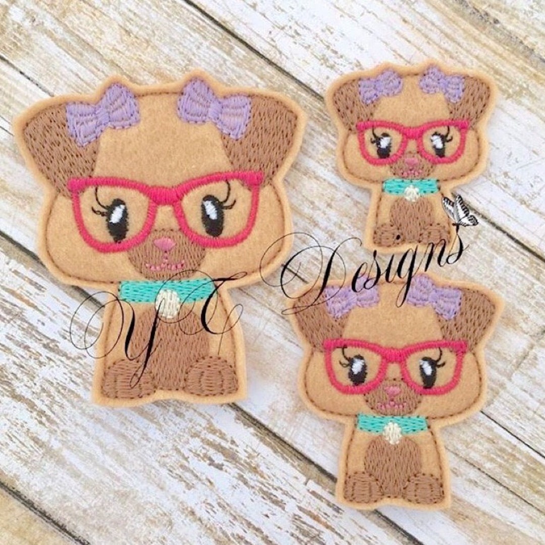 Puppy Feltie Dog Feltie Rosie Dog Feltie EMBROIDERY DIGITAL FILE - Etsy