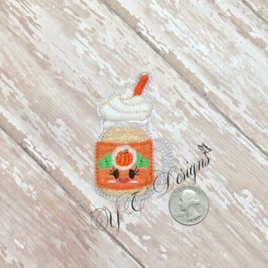 Root Beer Float Feltie Pumpkin Spice Feltie Embroidery File - Etsy