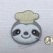 Sloth Baking Planner Cooking Sloth Head Feltie EMBROIDERY FILE - Etsy