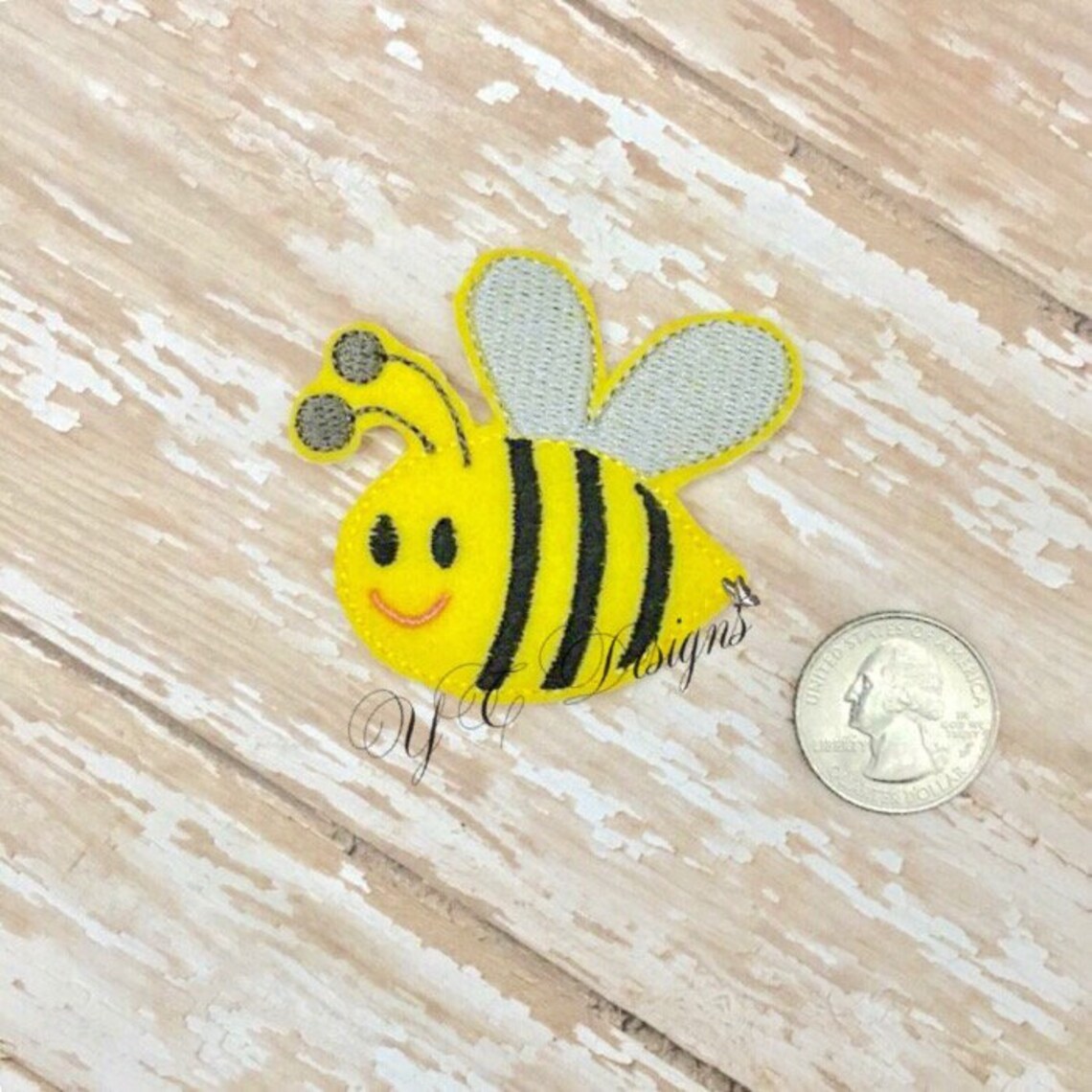 Bee Feltie Insect Feltie Digital Embroidery File - Etsy